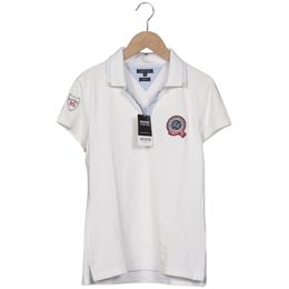 Tommy Hilfiger Poloshirt Damen Gr&ouml;&szlig;e M wei&szlig;