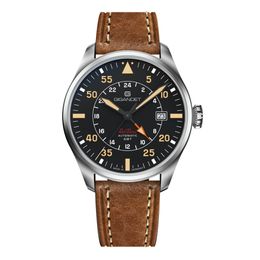 Gigandet Analoguhr 'RED BARON GMT' Herren Gr&ouml;&szlig;e One Size schwarz