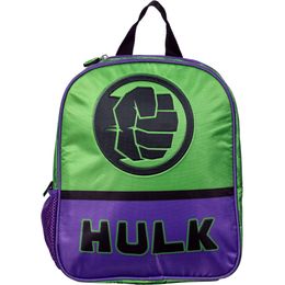 MARVEL Rucksack 'Hulk Go!-Hooded' Jungen Gr&ouml;&szlig;e One Size grasgr&uuml;n / violettblau / schwarz