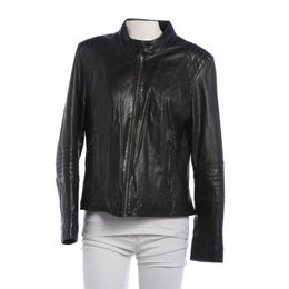 Michael Kors Lederjacke / Ledermantel Damen Gr&ouml;&szlig;e M schwarz