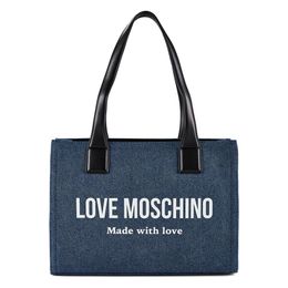 Love Moschino Shopper 'Love' Damen Gr&ouml;&szlig;e One Size dunkelblau / wei&szlig;