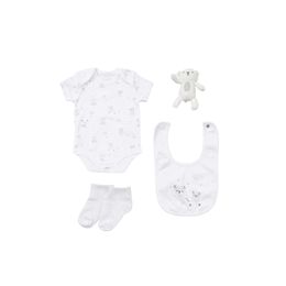 Rock A Bye Baby Boutique Set 'B&auml;r' Jungen Gr&ouml;&szlig;e 89/164 braun / grau / dunkelgrau / wei&szlig;