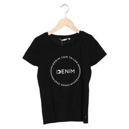Tom Tailor Denim T-Shirt Damen Gr&ouml;&szlig;e S schwarz