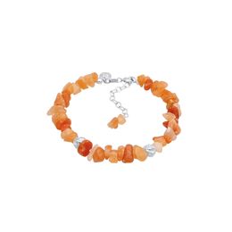 Elli Premium Armband Damen Gr&ouml;&szlig;e 16 hellbraun / gelb / gold / orange / silber