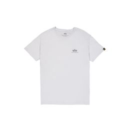 Alpha Industries Shirt 'Basic Small Logo' Herren Gr&ouml;&szlig;e S hellgrau