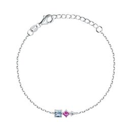 Christ Armband Damen Gr&ouml;&szlig;e One Size aqua / pink / silber