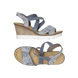 Rieker Sandalen Damen Gr&ouml;&szlig;e 38 hellblau