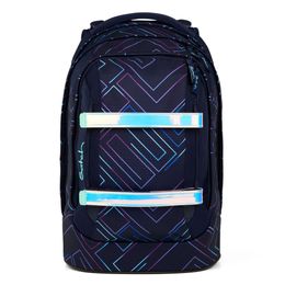 Satch Rucksack 'Pack' Jungen Gr&ouml;&szlig;e One Size azur / dunkellila / schwarz
