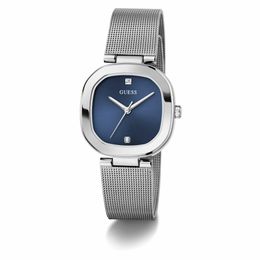 Guess Uhr 'Eve' Damen Gr&ouml;&szlig;e One Size navy / silber