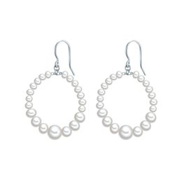 Valero Pearls Ohrringe Damen Gr&ouml;&szlig;e One Size silber / wei&szlig;