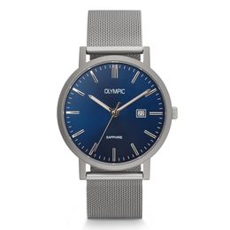 Olympic Uhr Herren Gr&ouml;&szlig;e One Size navy / silbergrau
