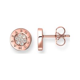 Thomas Sabo Ohrringe Damen Gr&ouml;&szlig;e One Size rosegold / wei&szlig;