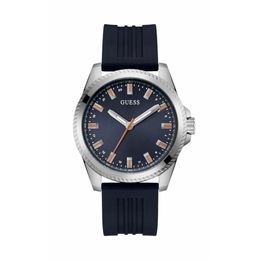 Guess Uhr Herren Gr&ouml;&szlig;e One Size navy / orange / silber