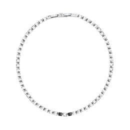 K by KARL LAGERFELD Karl Lagerfeld Kette Damen Gr&ouml;&szlig;e One Size schwarz / silber / transparent