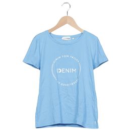 Tom Tailor Denim T-Shirt Damen Gr&ouml;&szlig;e L hellblau