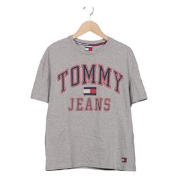 Tommy Jeans T-Shirt Damen Gr&ouml;&szlig;e L grau