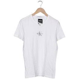 Calvin Klein Jeans T-Shirt Herren Gr&ouml;&szlig;e L wei&szlig;