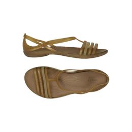 Crocs Sandalen Damen Gr&ouml;&szlig;e 36.5 gold