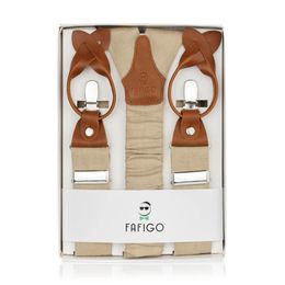 Fafigo Hosentr&auml;ger 'Zio Nevio' Herren Gr&ouml;&szlig;e XS/XL beige