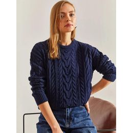 Bianco Lucci Pullover Damen Gr&ouml;&szlig;e S/L marine