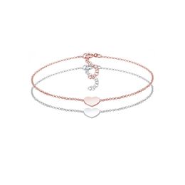 Elli Armband Damen Gr&ouml;&szlig;e 16 rosegold / silber