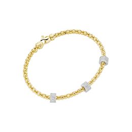 Smart Jewel Armband Damen Gr&ouml;&szlig;e 16 gold / silber