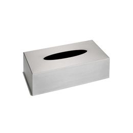 Wenko Kosmetiktuch-Box Herren Gr&ouml;&szlig;e B: 25cm x H: 8cm x T: 12cm silber
