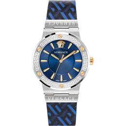 Versace Uhr Damen Gr&ouml;&szlig;e One Size marine / nachtblau / saphir / silber