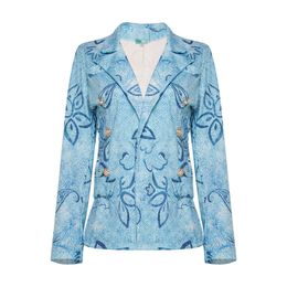 Tooche Blazer 'Blue-B' Damen Gr&ouml;&szlig;e 36 blau / aqua / hellblau