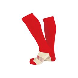 Errea Sportsocken Jungen Gr&ouml;&szlig;e 89/164 beigemeliert / rot