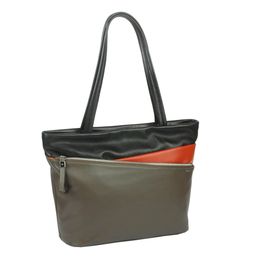 Picard Shopper Damen Gr&ouml;&szlig;e One Size taupe / orange / schwarz