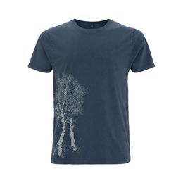 Life-tree Shirt 'Fairwear Organic Birke' Herren Gr&ouml;&szlig;e XXL blau