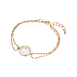 Lulu & Jane Lulu & Jane Armband Damen Gr&ouml;&szlig;e One Size gold / wei&szlig;