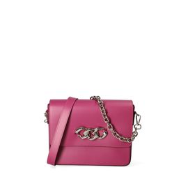 John Richmond Schultertasche Damen Gr&ouml;&szlig;e One Size pink / silber