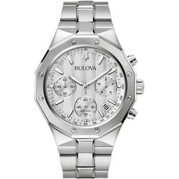 Bulova Uhr Herren Gr&ouml;&szlig;e One Size silber