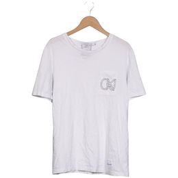 Calvin Klein Jeans T-Shirt Herren Gr&ouml;&szlig;e L wei&szlig;