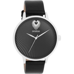 Oozoo Uhr Damen Gr&ouml;&szlig;e One Size schwarz / silber
