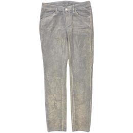7 For All Mankind Stoffhose Damen Gr&ouml;&szlig;e XS silber