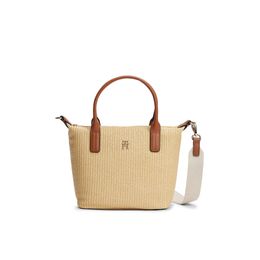 Tommy Hilfiger Handtasche 'Popette' Damen Gr&ouml;&szlig;e One Size beige / braun / wei&szlig;