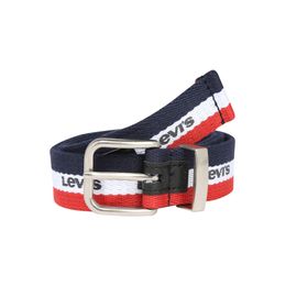 Levi's Kids G&uuml;rtel Herren Gr&ouml;&szlig;e 85 blau / rot / wei&szlig;