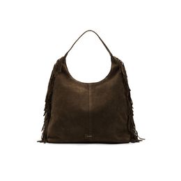 Manfield Schultertasche Damen Gr&ouml;&szlig;e One Size braun