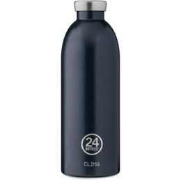 24Bottles Trinkflasche 'Clima' 850 ml Herren Gr&ouml;&szlig;e one size nachtblau / silber