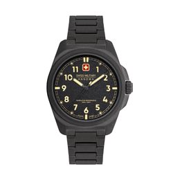 SWISS MILITARY HANOWA Uhr 'Fieldmaster' Herren Gr&ouml;&szlig;e One Size anthrazit / schwarz