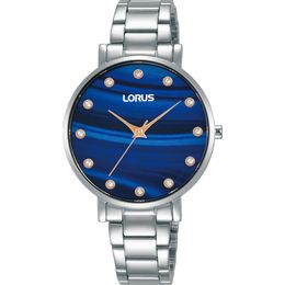Lorus Analoguhr Damen Gr&ouml;&szlig;e One Size blau / rosegold / silber