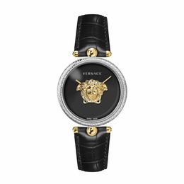 Versace Analoguhr 'Palazzo' Damen Gr&ouml;&szlig;e One Size gold / schwarz