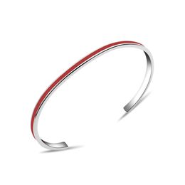 Tony Fein Armband 'Reif' Herren Gr&ouml;&szlig;e 16 cm rot