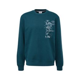 s.Oliver Sweatshirt Herren Gr&ouml;&szlig;e S petrol / wei&szlig;