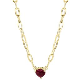 Firetti Kette Damen Gr&ouml;&szlig;e One Size gold / rubinrot