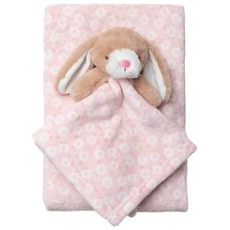 Snuggle Tots Set 'Hase' Gr&ouml;&szlig;e One Size rosa