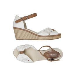 Tommy Hilfiger Sandalen Damen Gr&ouml;&szlig;e 38 wei&szlig;
